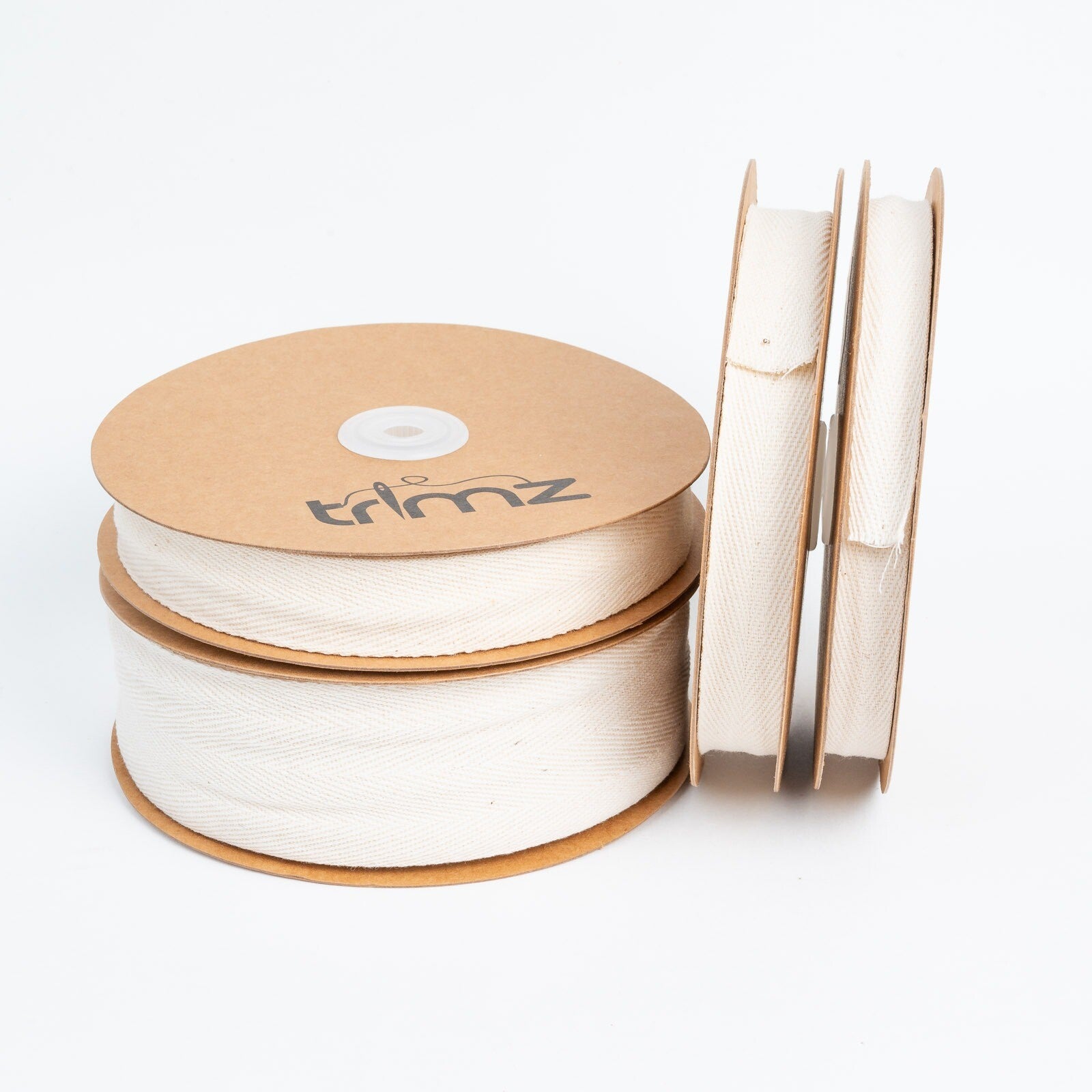 White Bunting Raw White Plain Weaving Cotton Webbing Bunting Tape Seam ...