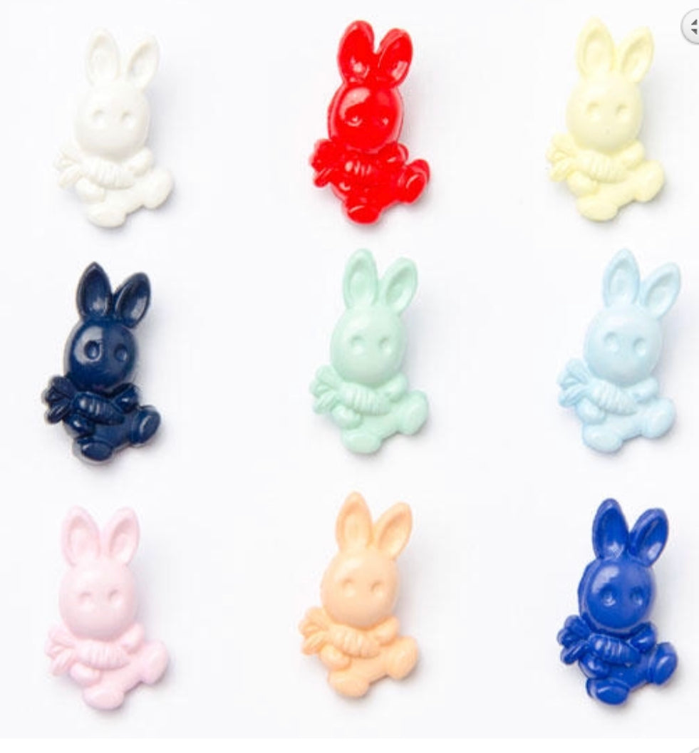 Bunny with Carrot Baby Button – Sew-It.co.uk